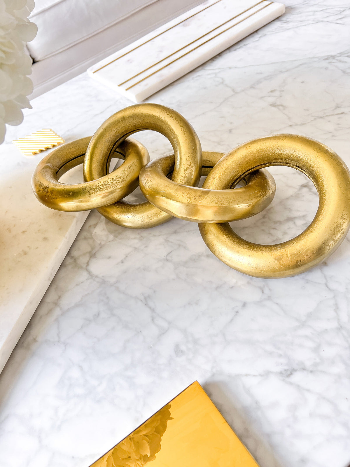 Gold Metal Decorative Chain | HTS DECOR