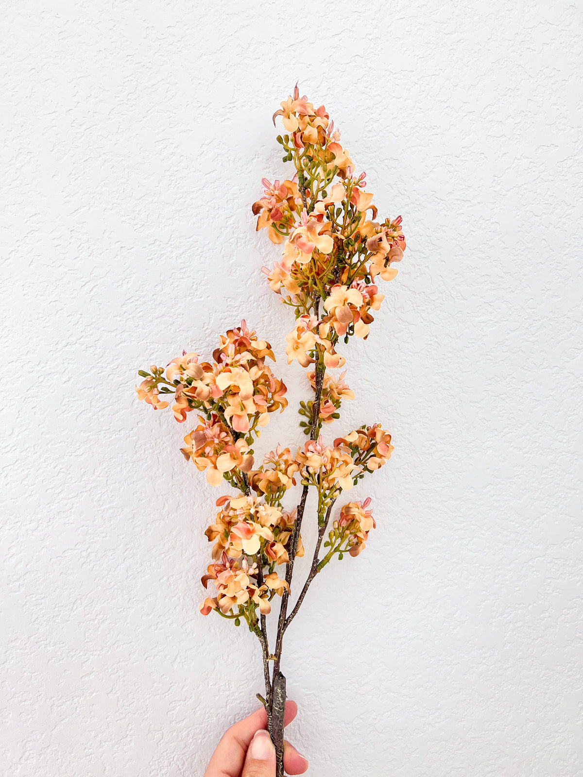 Pale Orange Fall Stems (Pack of 3 Stems) | HTS HOME DECOR