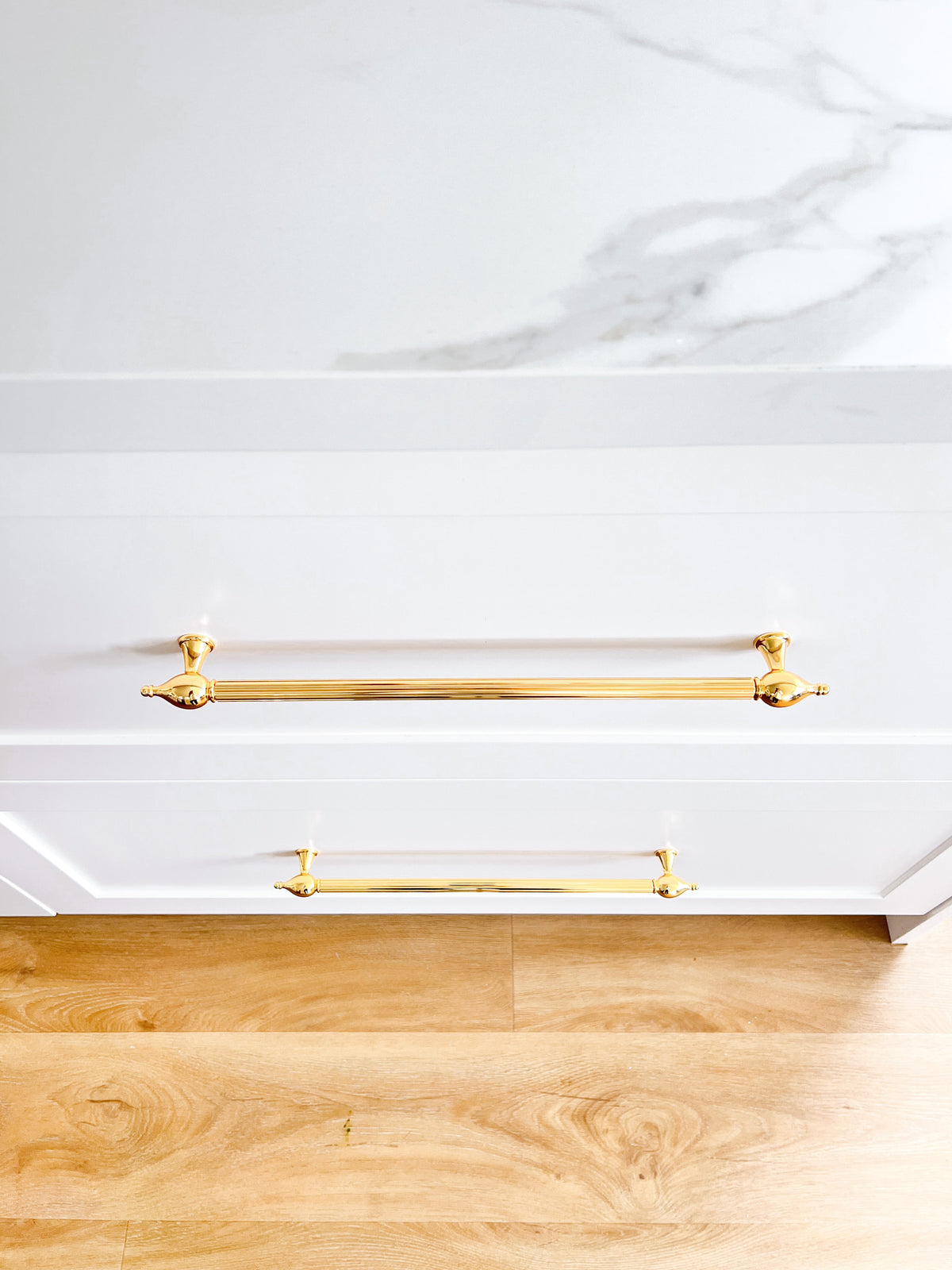 Gold Metallic Kitchen Cabinet Hardware Knob | HTS DECOR