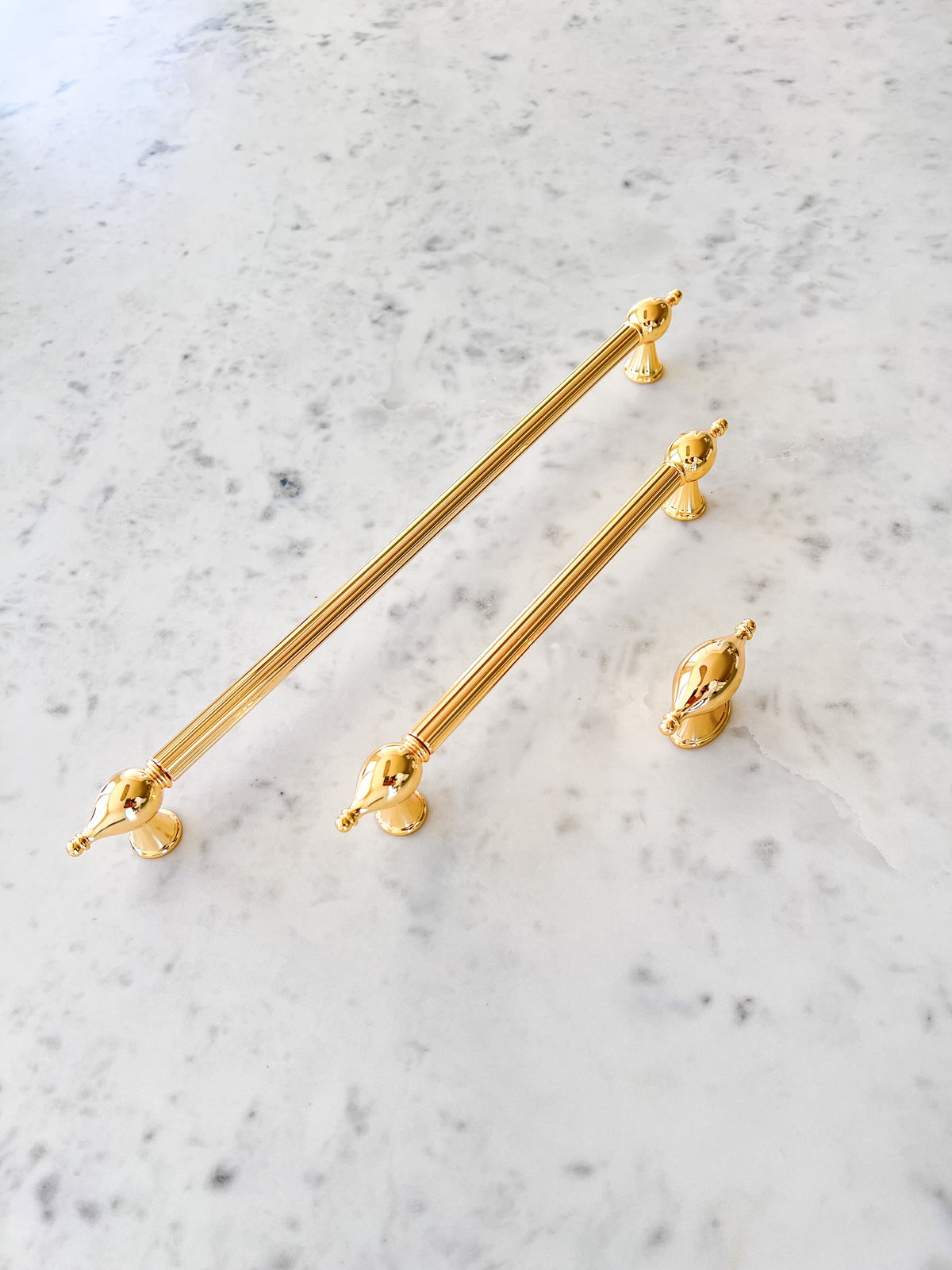 Gold Metallic Kitchen Cabinet Hardware Knob | HTS DECOR